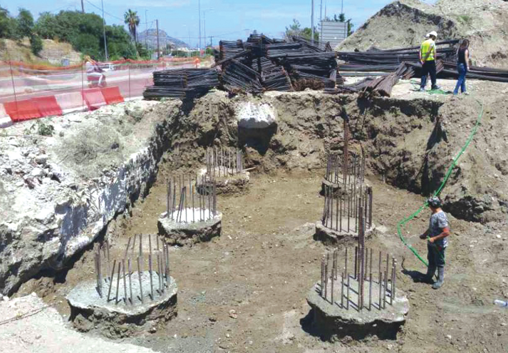 Προχωρεί η κατασκευή της νέας γέφυρας Αφάντου - Δημοκρατική της Ρόδου