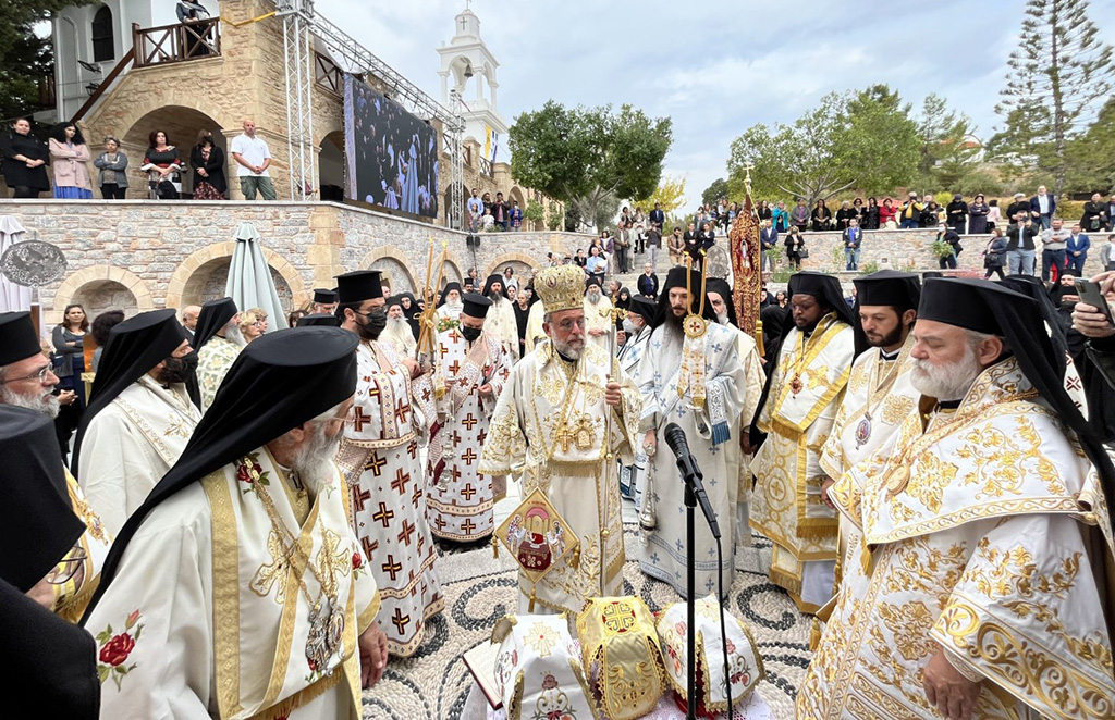 Εγκαίνια ιερού Ναού Οσίου Μελετίου - Δημοκρατική της Ρόδου