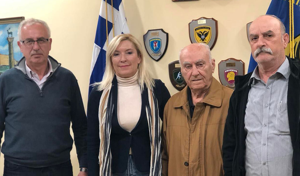 Συνάντηση της Ελευθερίας Φτακλάκη με την Ένωση Απόστρατων Αξιωματικών ...