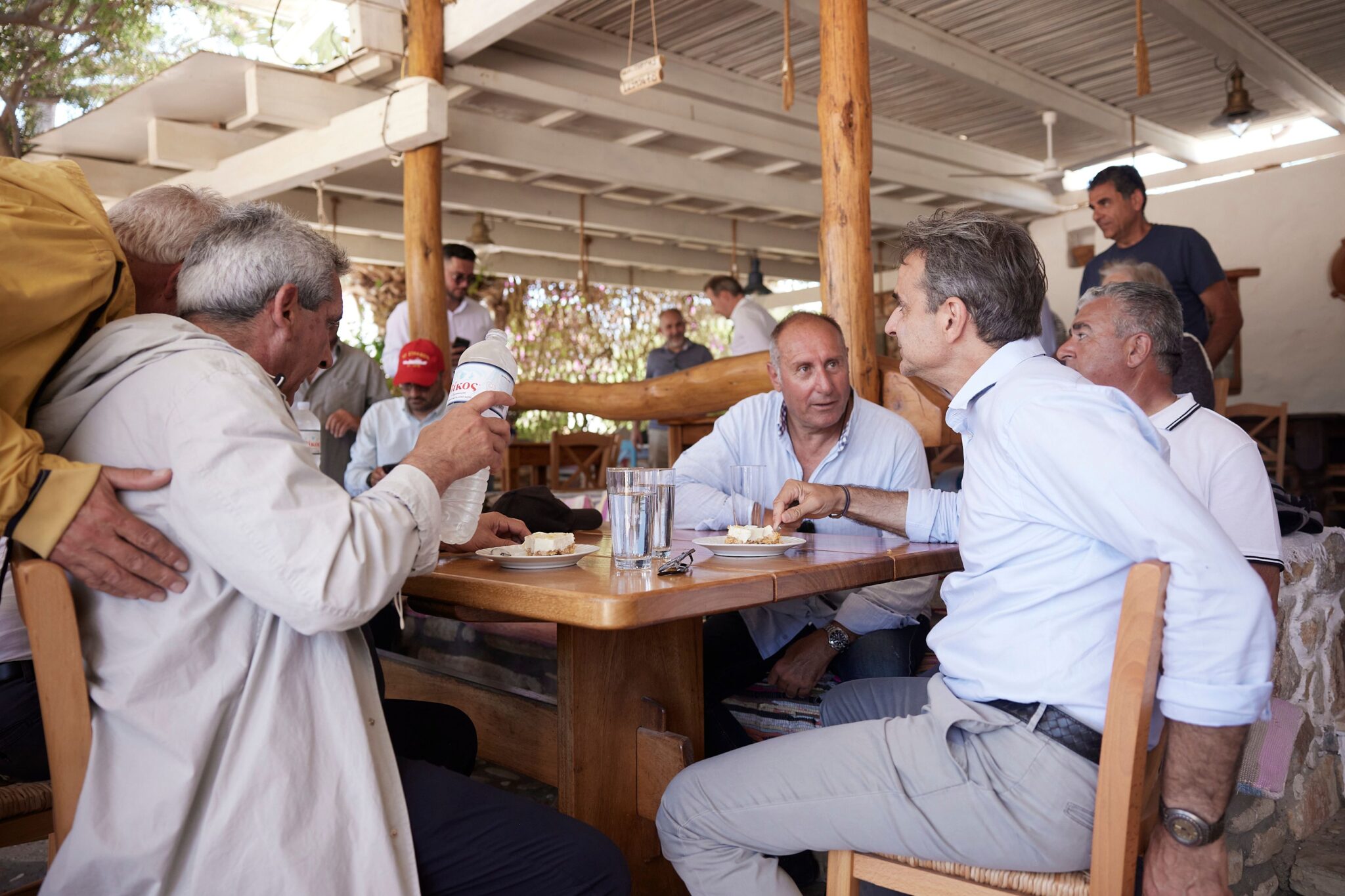 Μητσοτάκης από Λειψούς: Η πατρίδα μας έχει σύνορα σε θάλασσα, αέρα ...
