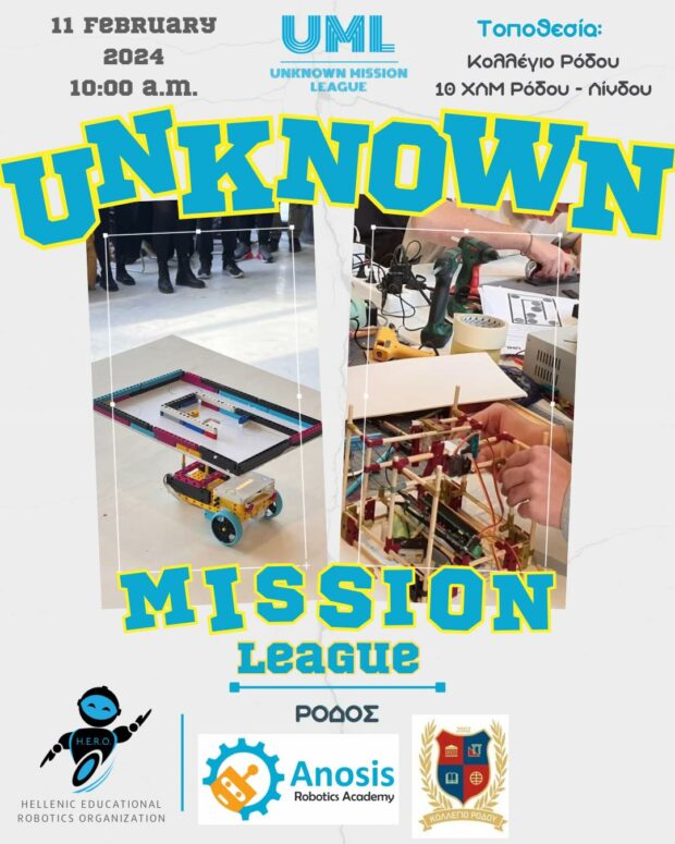 H Anosis Robotics Academy διοργανώνει στη Ρόδο τον διαγωνισμό ...
