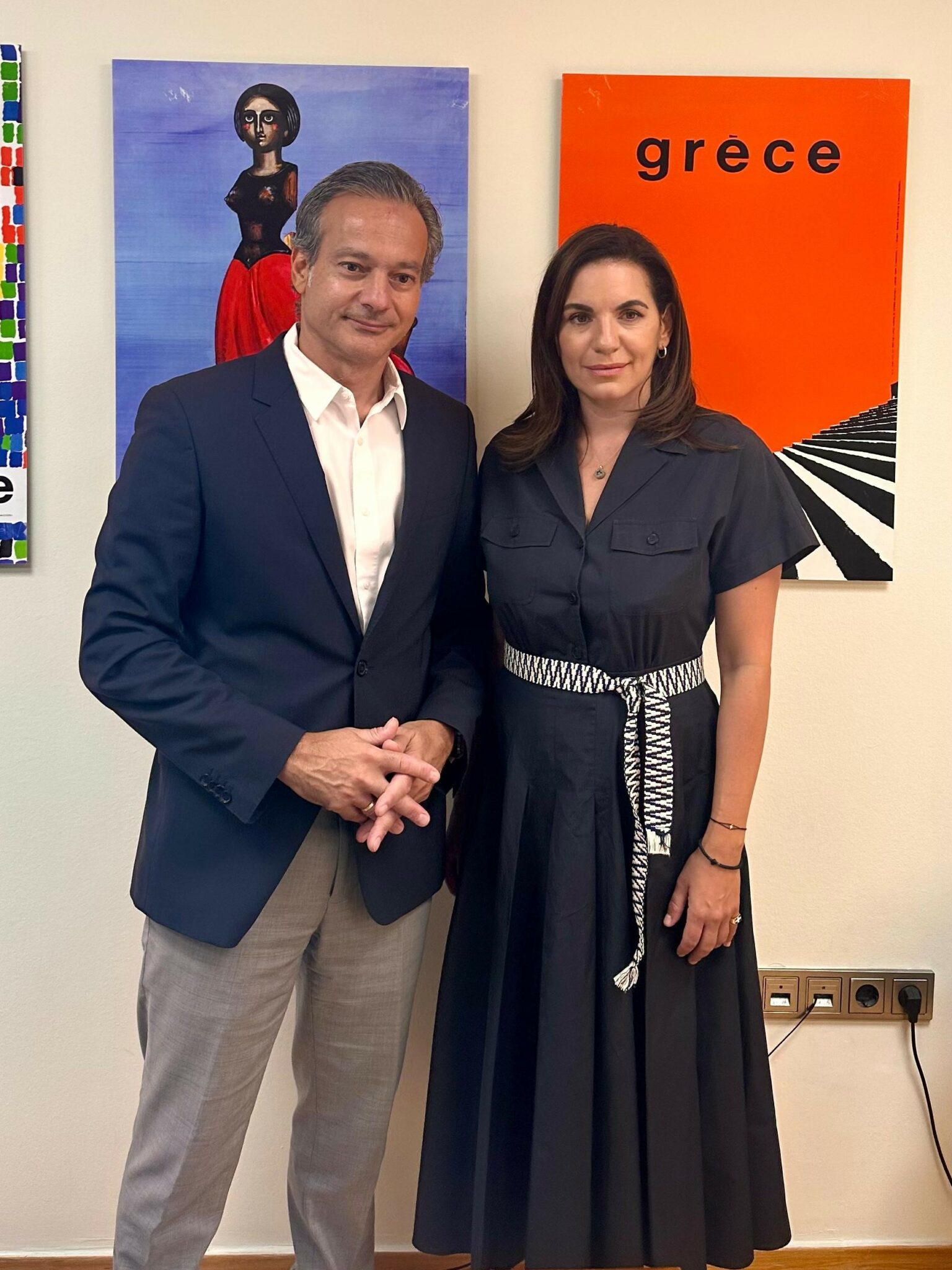 Συνάντηση της Υπουργού Τουρισμού Όλγας Κεφαλογιάννη με τον Πρόεδρο της ...