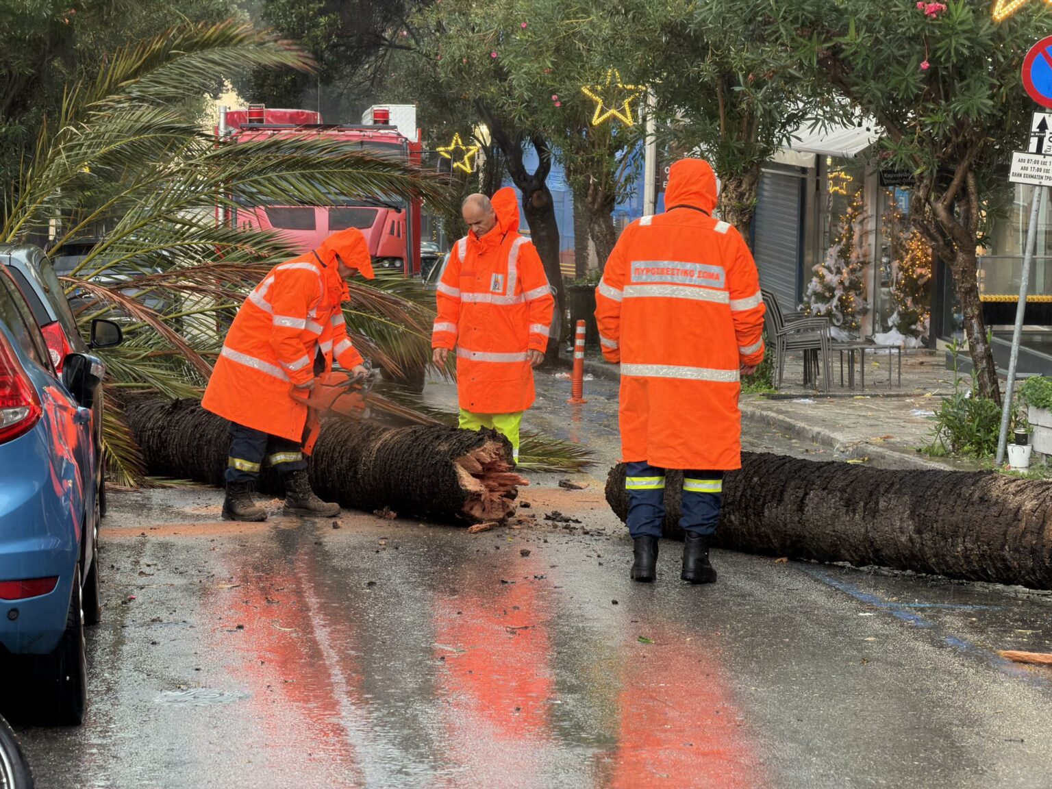 Εμφανής η παρουσία της κακοκαιρίας «Βύρων» στη Ρόδο - Δημοκρατική της Ρόδου